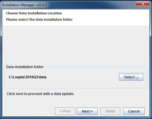 Data installation and update process | Loqate