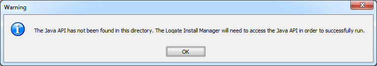 Installation Manager install process | Loqate