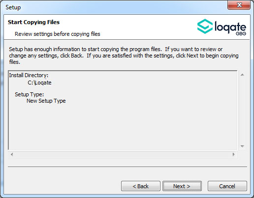 Installation Manager install process | Loqate