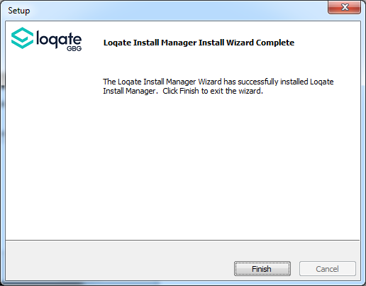 Installation Manager install process | Loqate
